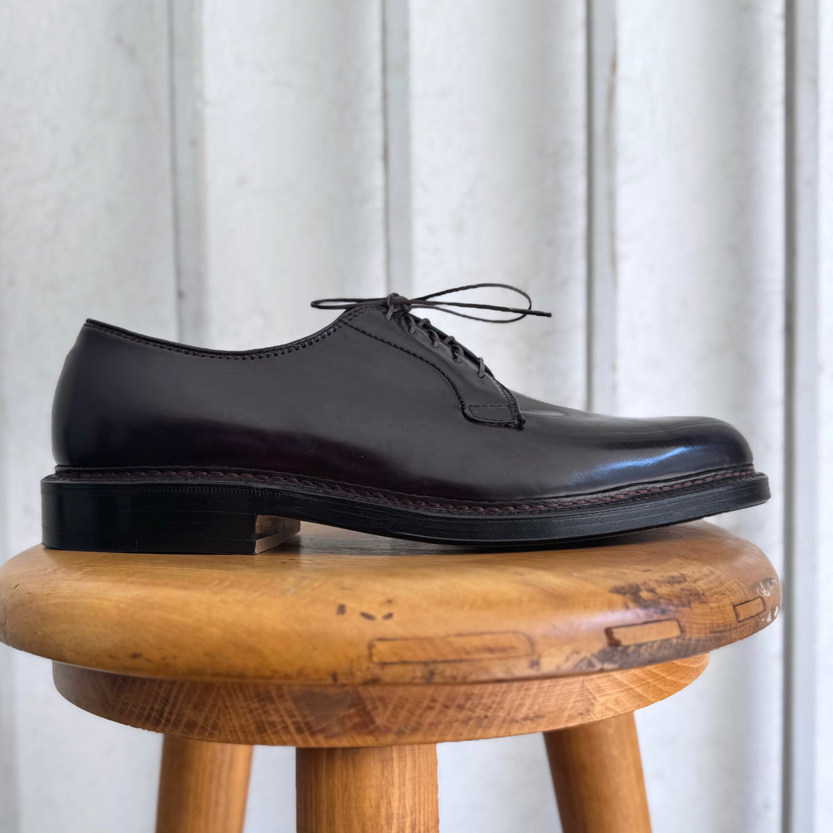 alden | 990 shell cordovan plain toe blucher color 8 – stuf|f-official