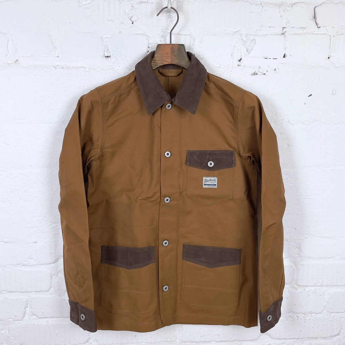 j11 it 23 miner jacket - italian duck canvas | blue blanket | made in italy – stuf|f-official