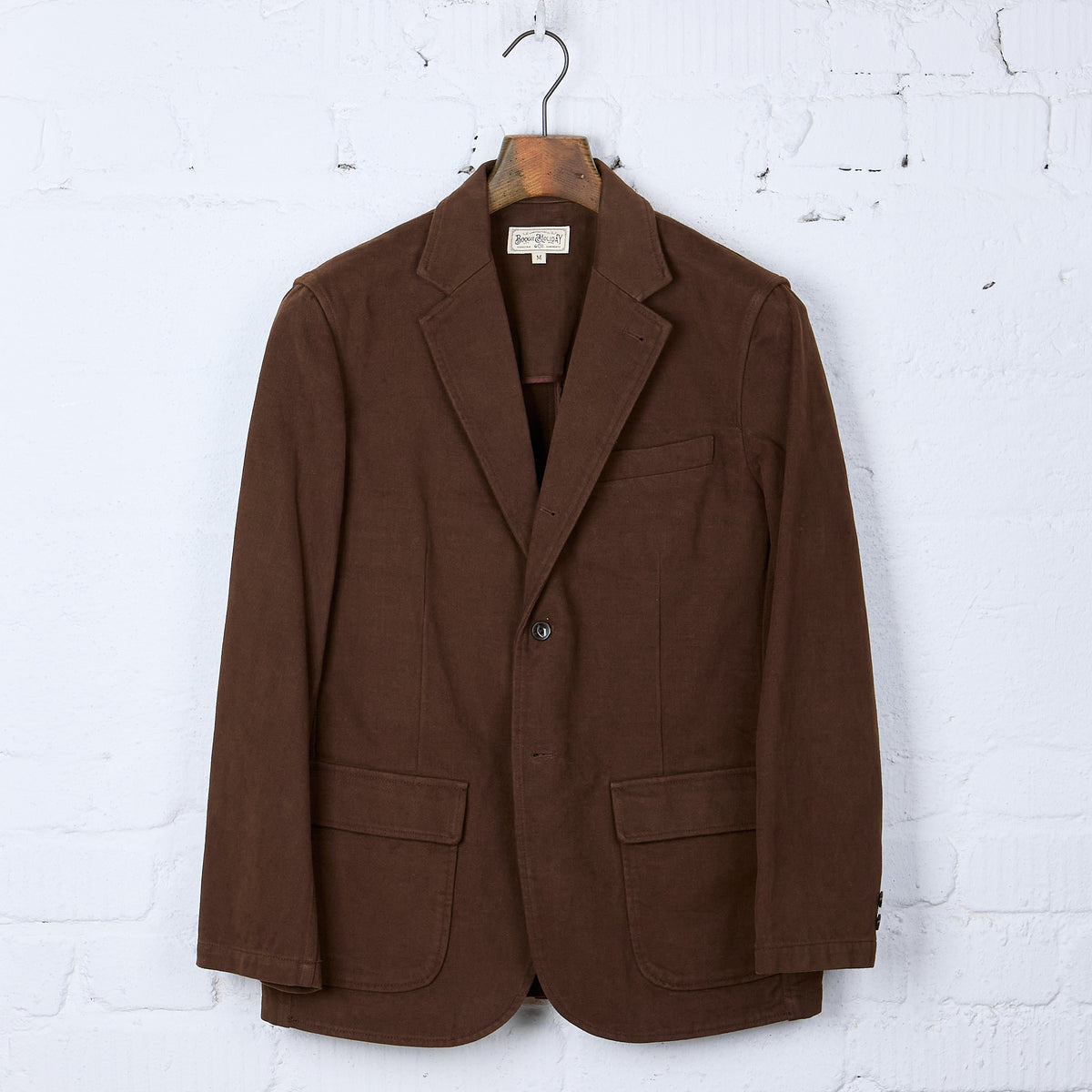 boogie holiday | 12 moleskin blazer - brown – stuf|f-official