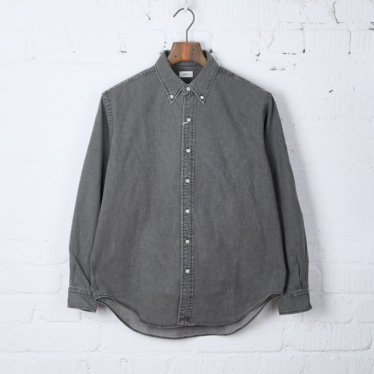 ciota | denim b.d shirt - light black – stuf|f-official