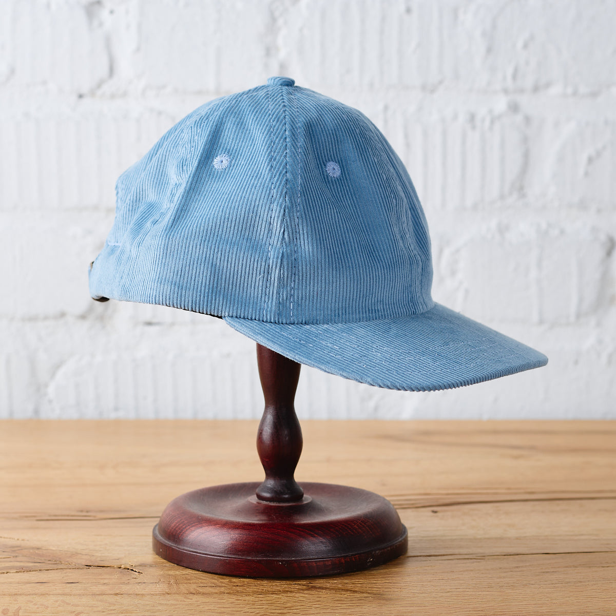 dehen 1920 | covered baseball cap - dusty blue corduroy – stuf|f-official