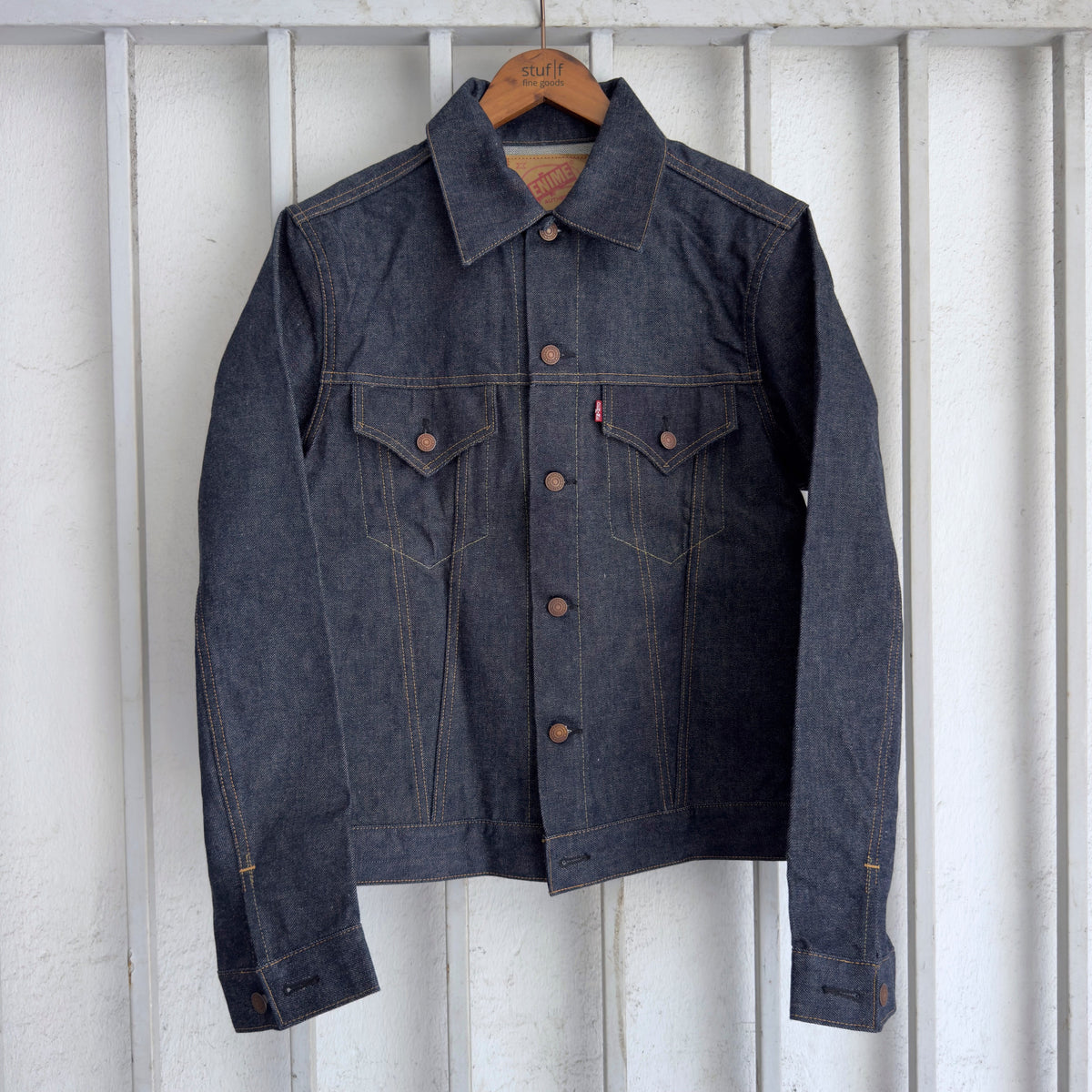 denime | lot. 233 3rd type denime "d" jacket indigo - non wash – stuf|f ...