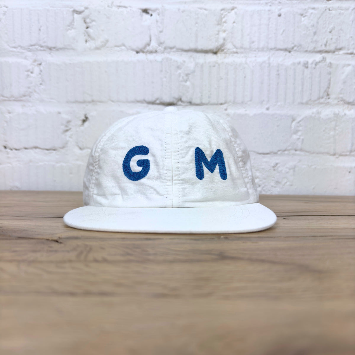 general things | white cap - "gm" embroidery – stuf|f-official