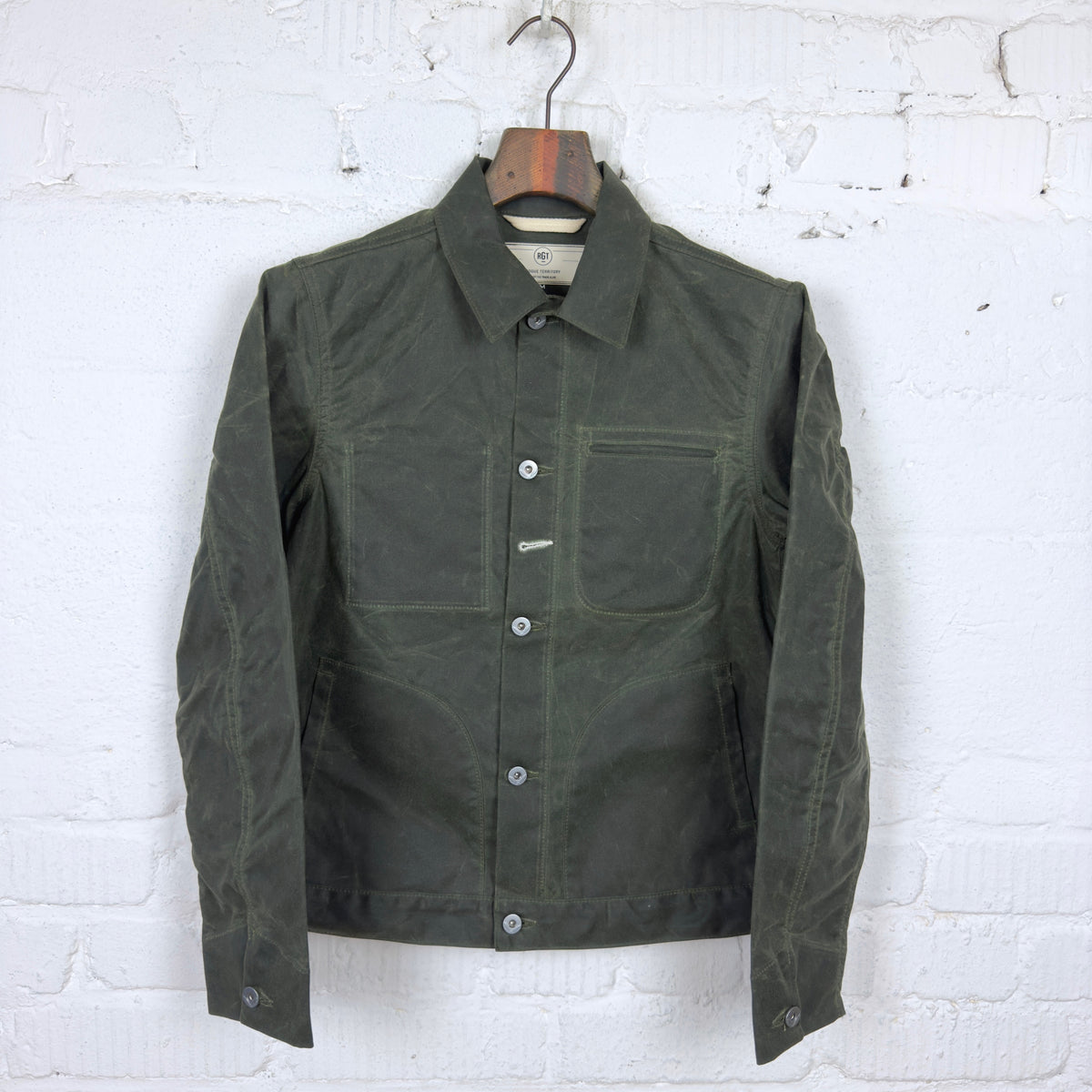 rogue territory | waxed canvas supply jacket - olive ridgeline – stuf|f ...