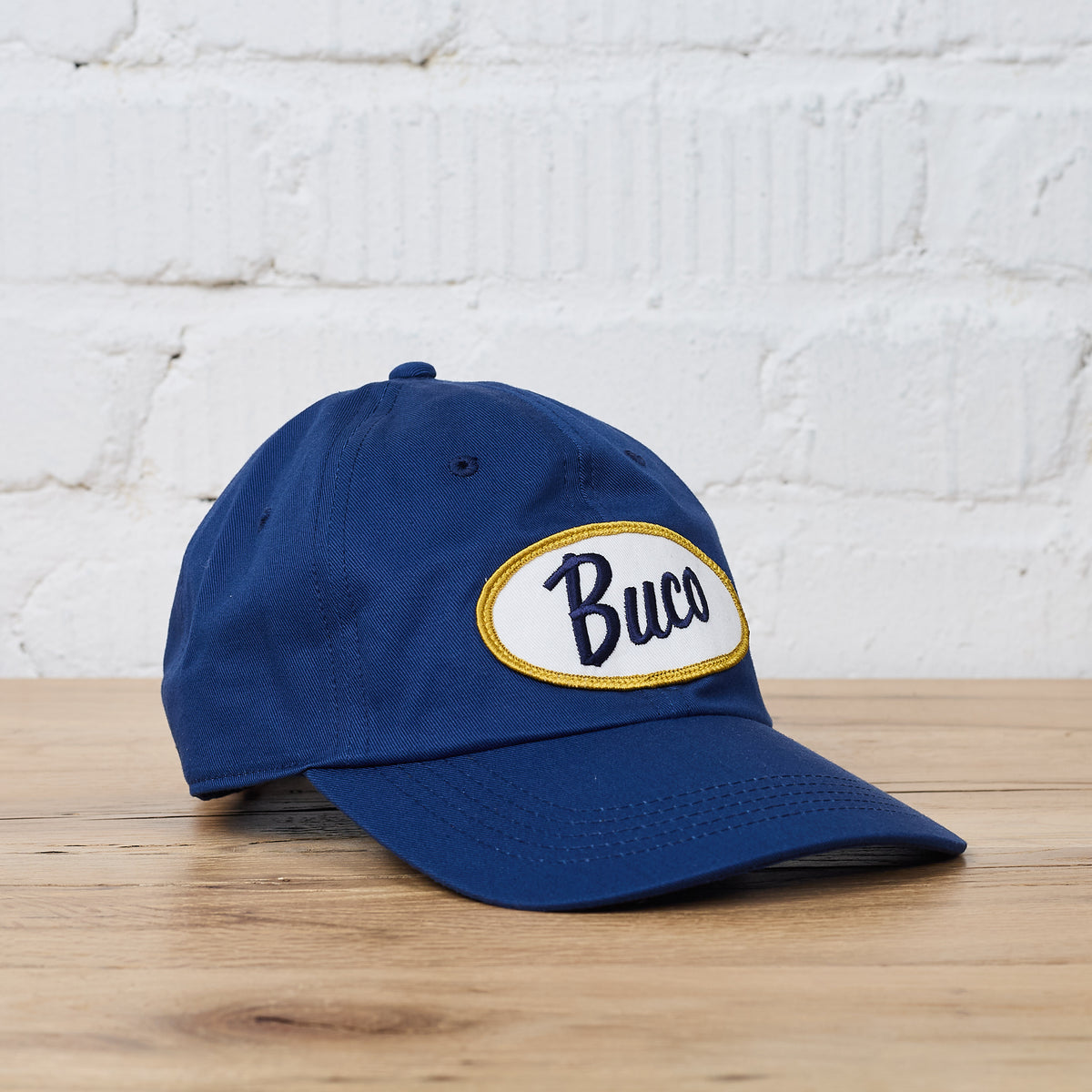 the real mccoy's | buco logo cap / oval - cobalt – stuf|f-official