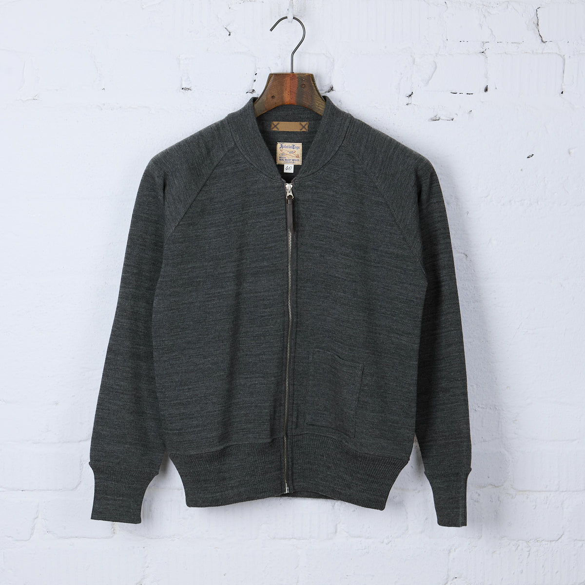 the real mccoy's | winter aviation sweater - gray – stuf|f-official