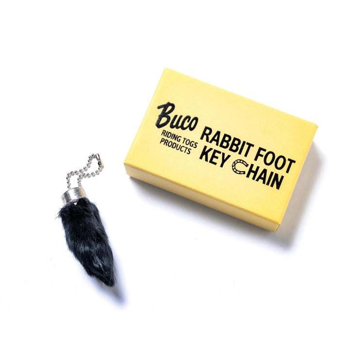 the real mccoy's | buco rabbit foot key chain - black – stuf|f-official