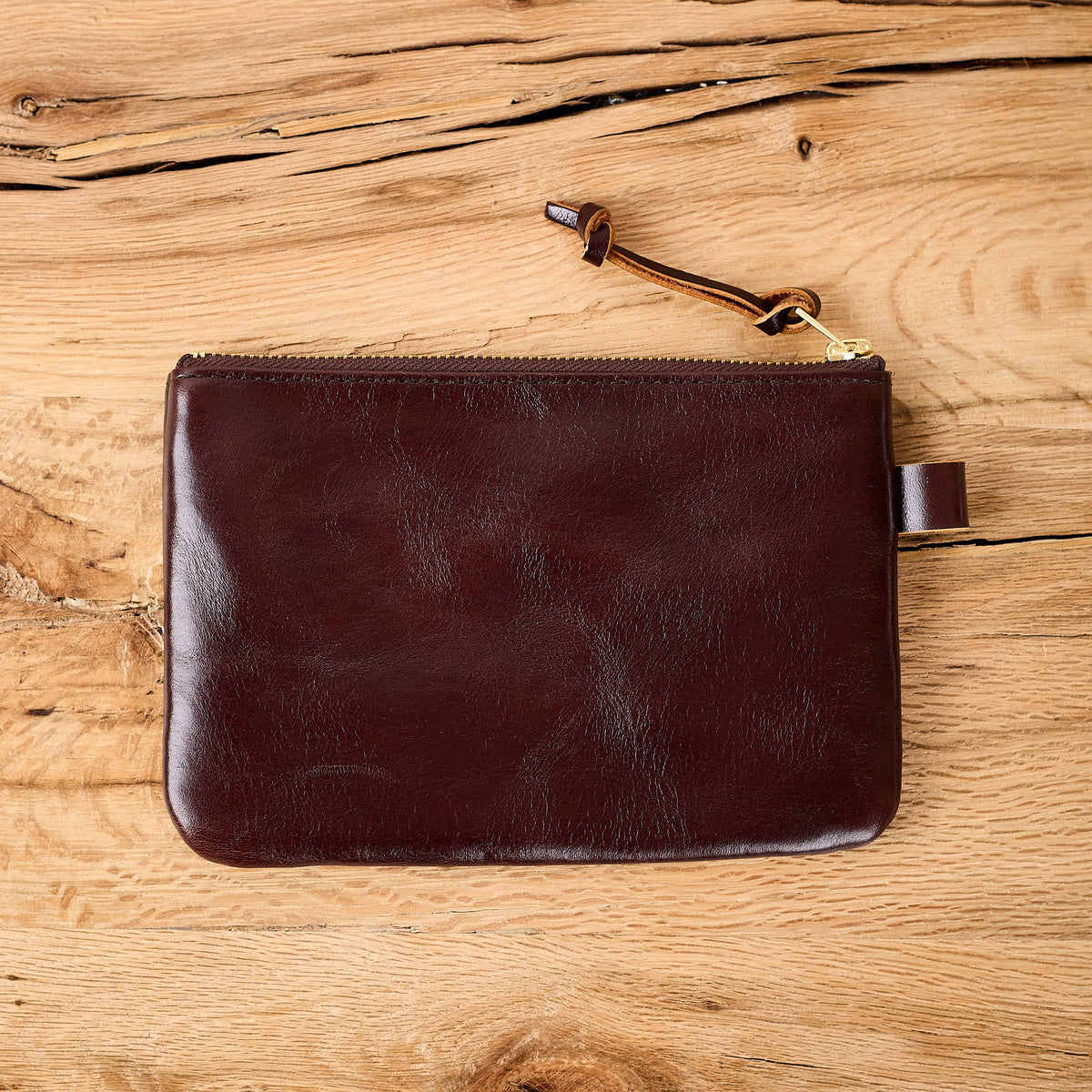y'2 leather | horse hide leather poach small - brown – stuf|f-official