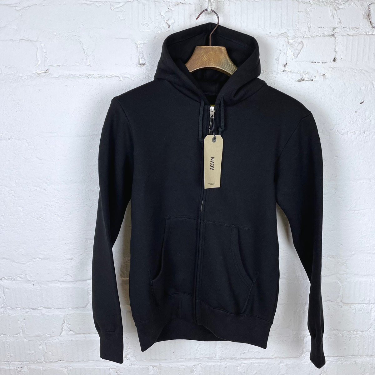 addict clothes | acv-sw01 heavy weight zip-up parka black – stuf|f-official