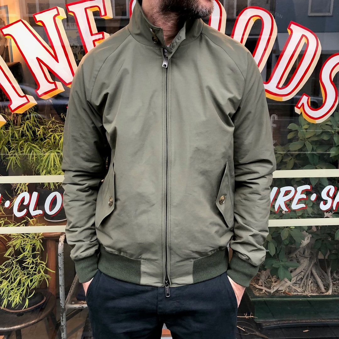 baracuta | g9 classic harrington jacket army – stuf|f-official