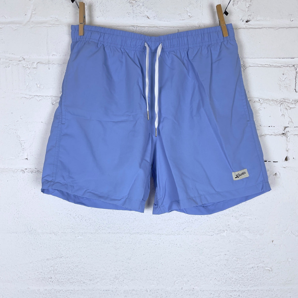 solid periwinkle swim trunk | bather | made in canada – stuf|f-official