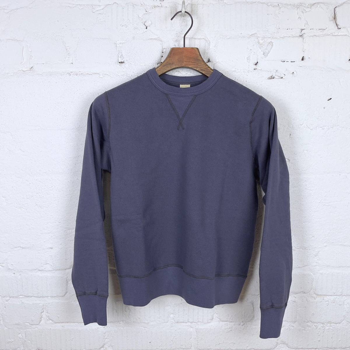 buzz rickson's | 13oz plain sweatshirt - navy – stuf|f-official