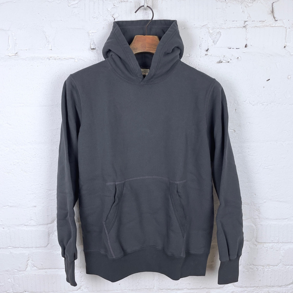 buzz rickson's | br68914 13oz plain sweat parka - black – stuf|f-official