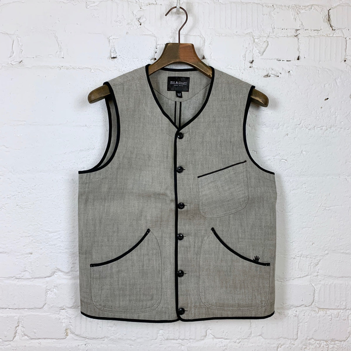 chronos vest grey | fit & craft | made in greece – stuf|f-official