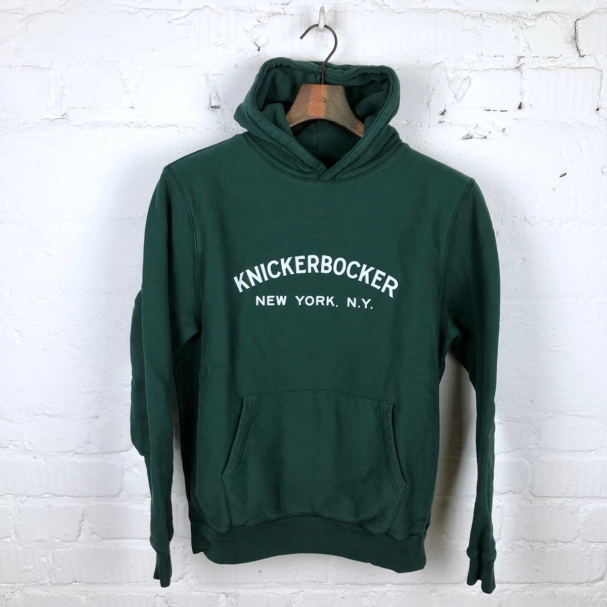 heavyweight core logo hoodie k. green | knickerbocker | made in ...