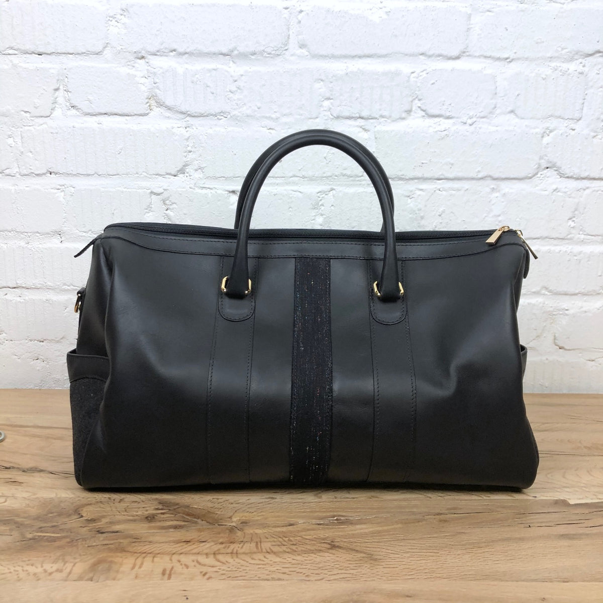 leather weekender bag black | monte & coe | made in canada – stuf|f ...