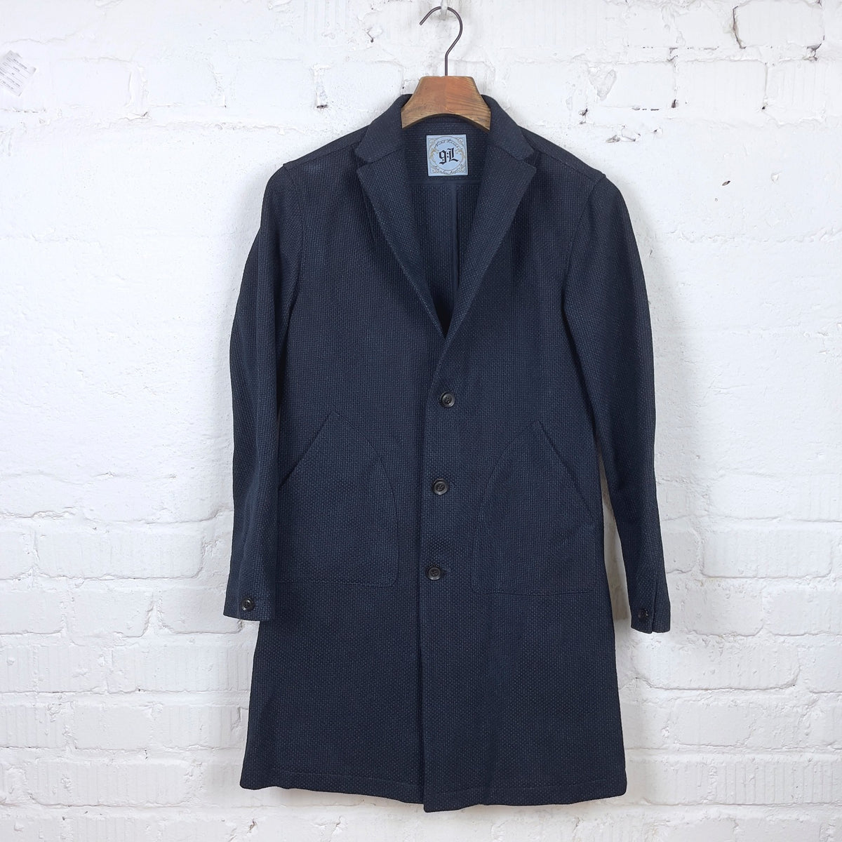 indigo sashiko duster coat | nine lives | made in japan – stuf|f-official