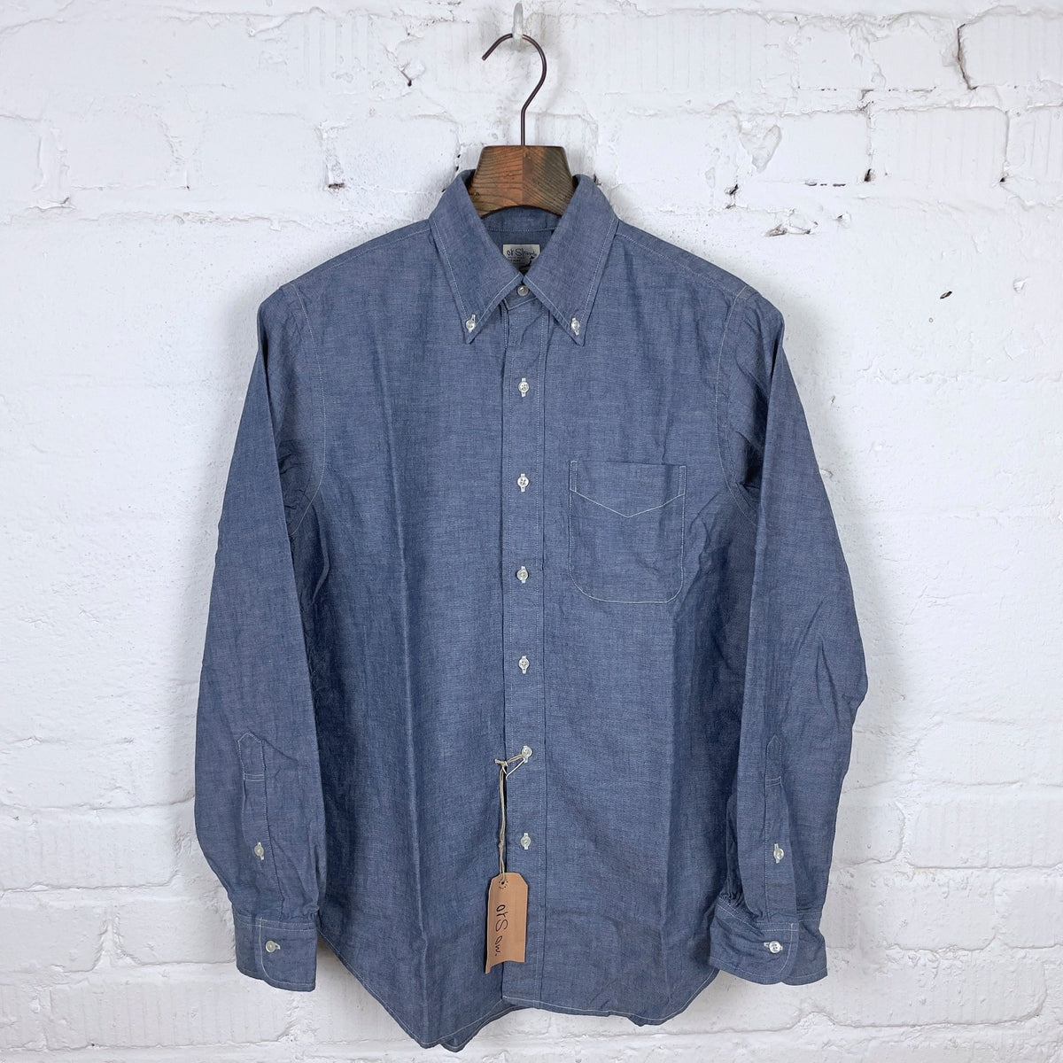 button down chambray shirt | orslow | made in japan – stuf|f-official