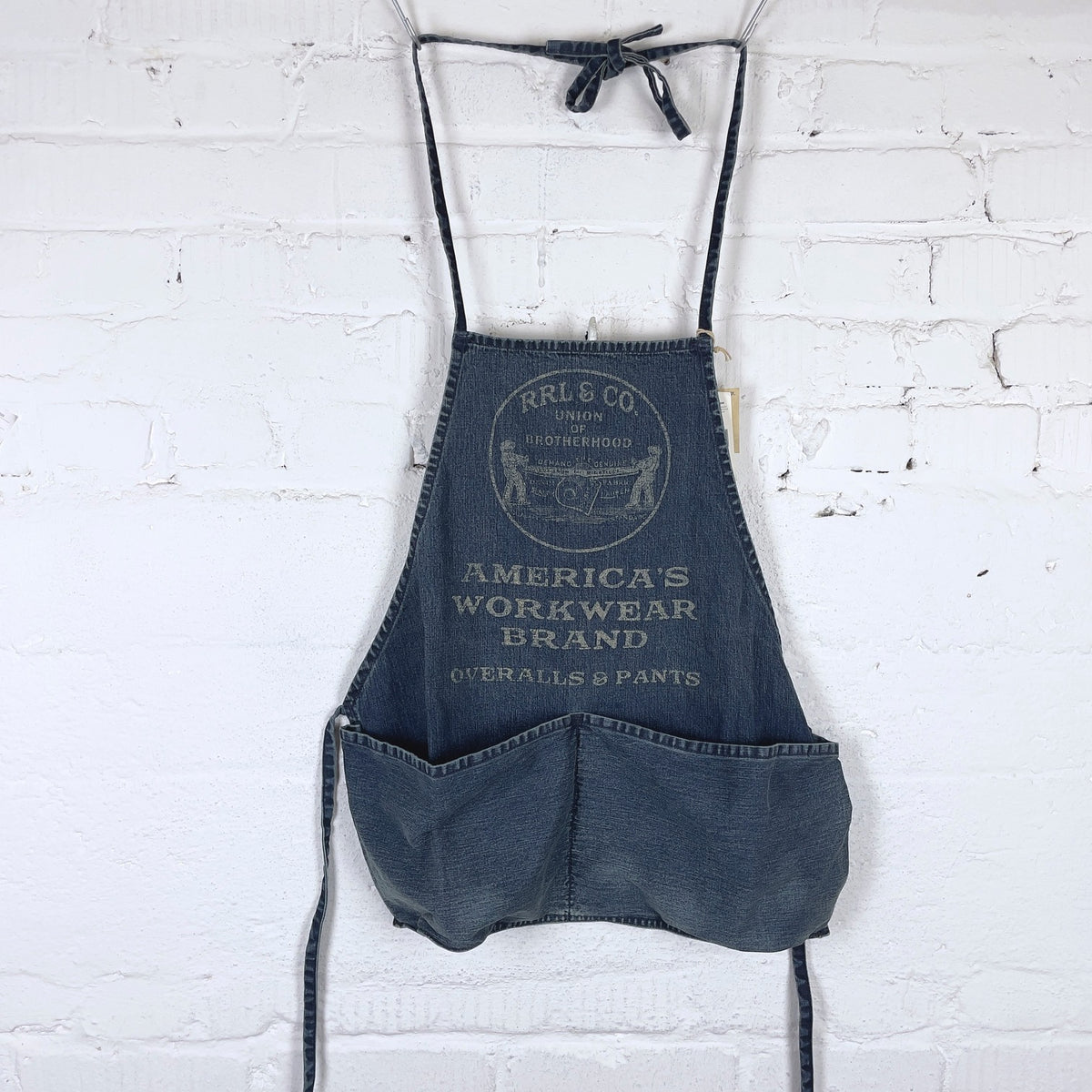 logo denim apron | rrl | made in india – stuf|f-official