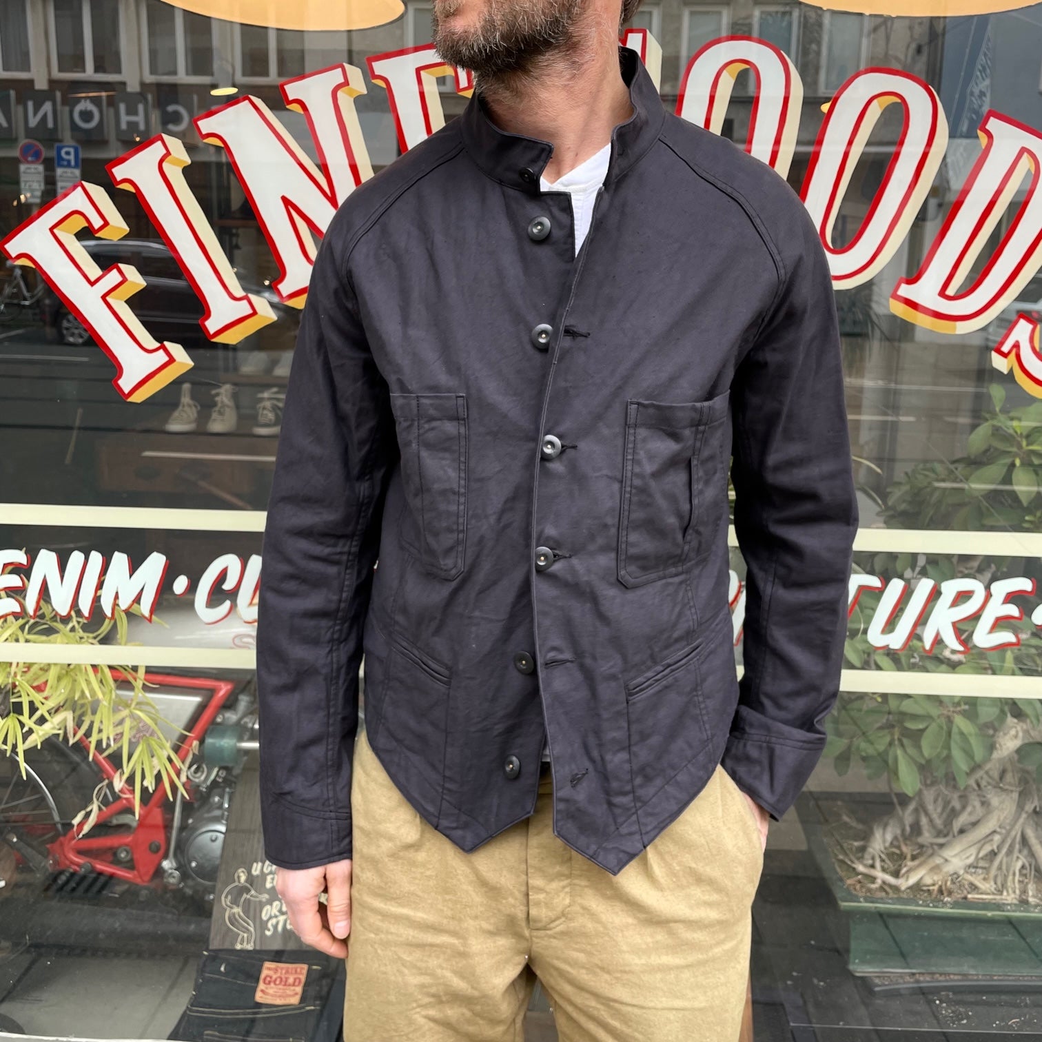 fender jacket charcoal | soundman | made in japan – stuf|f-official