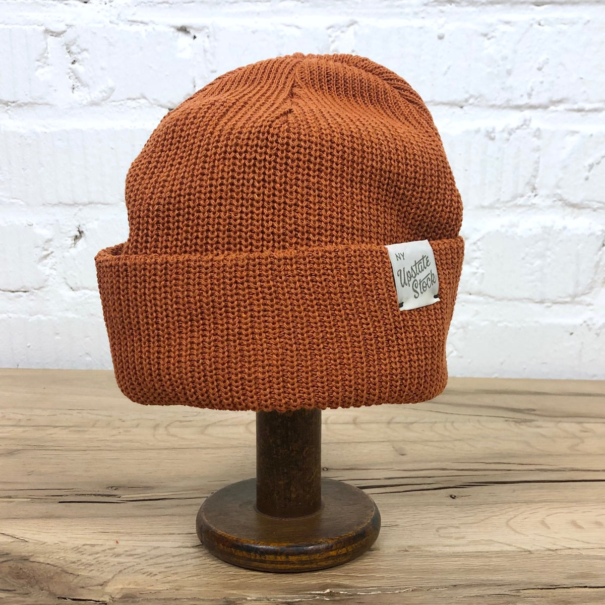 upstate stock | ochre upcycled cotton watchcap – stuf|f-official