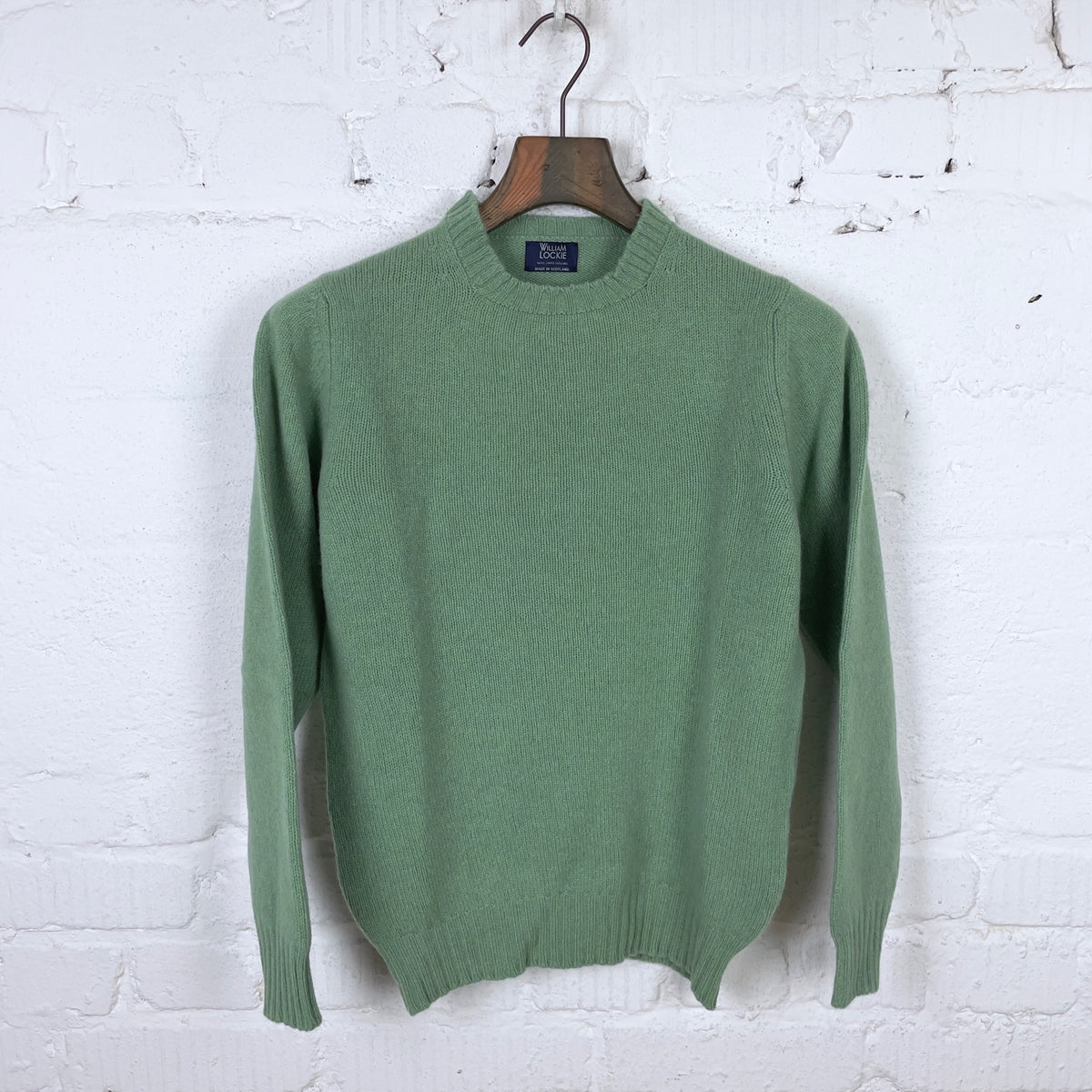 gullan super geelong crew neck - sage | william lockie x stuf|f | made ...